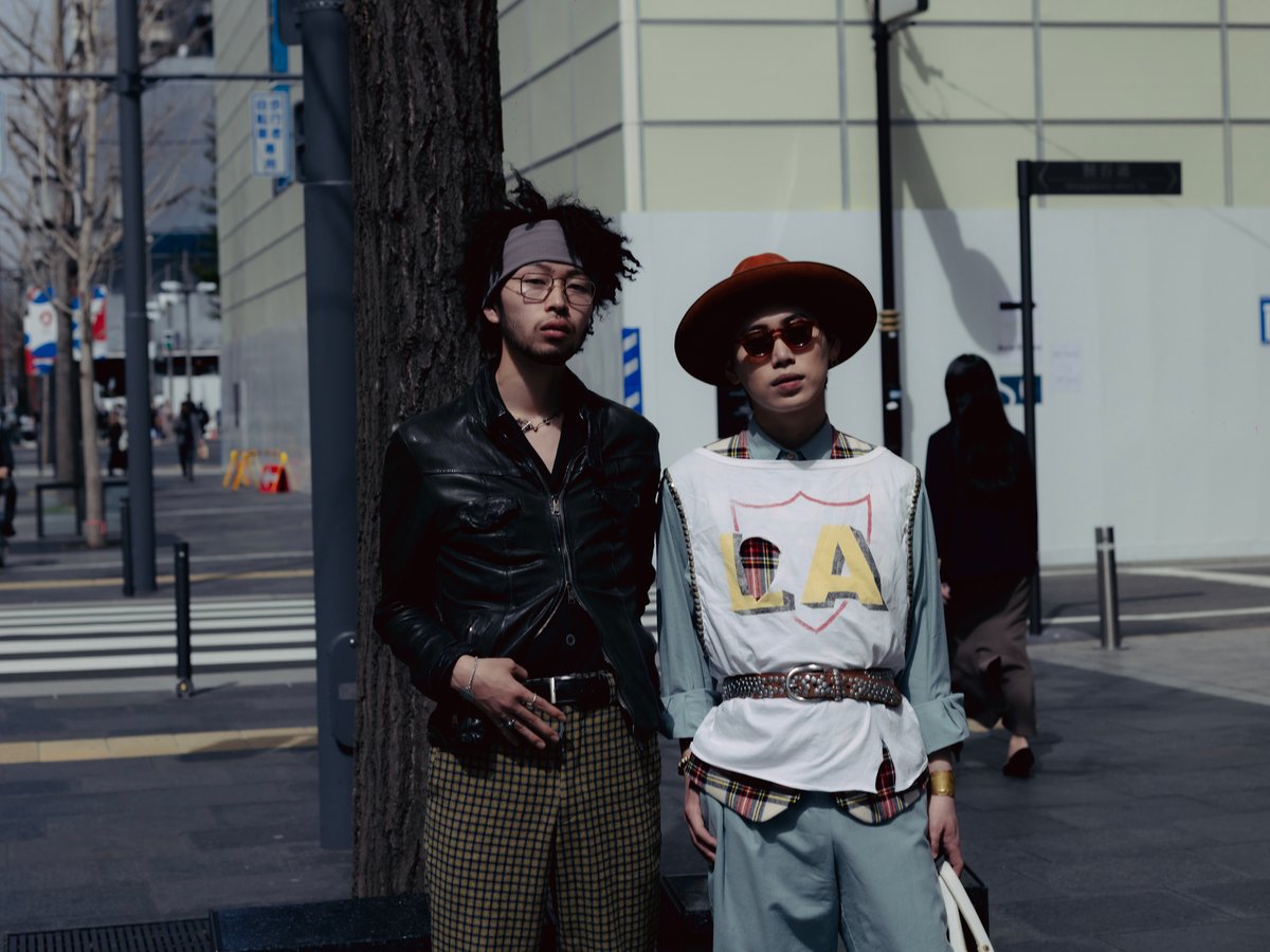 Street Style - 大阪 - 梅村飛向/藤本一笙心さん - 2025年04月 Street Style - 大阪 - 梅村飛向/藤本一笙心さん - 2025年04月