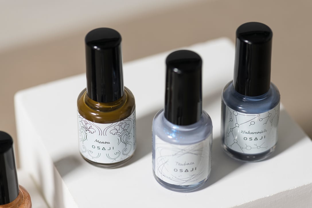 「オサジ」の取り扱いがF/STOREでスタート、ネイルカラーやオードパルファムなどをラインナップ