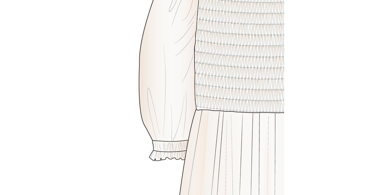 シャーリングカフスとは？イラスト付きで解説