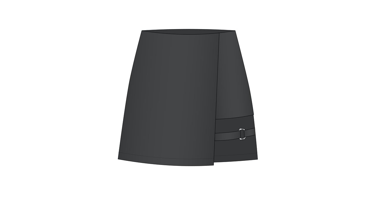 ガータースカートとは？イラスト付きで解説