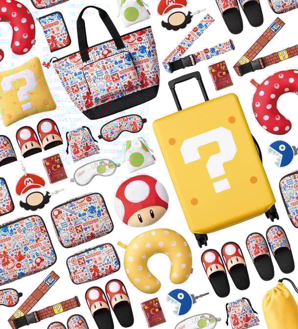 任天堂が「スーパーマリオ」のトラベルグッズ全16種を発売