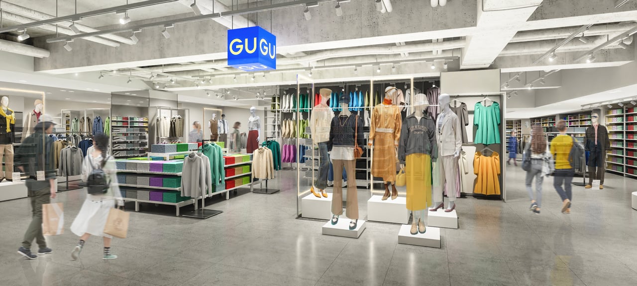 GUが福岡・天神に新店舗をオープン ブランド独自のアドバイザーによる骨格診断を九州初導入
