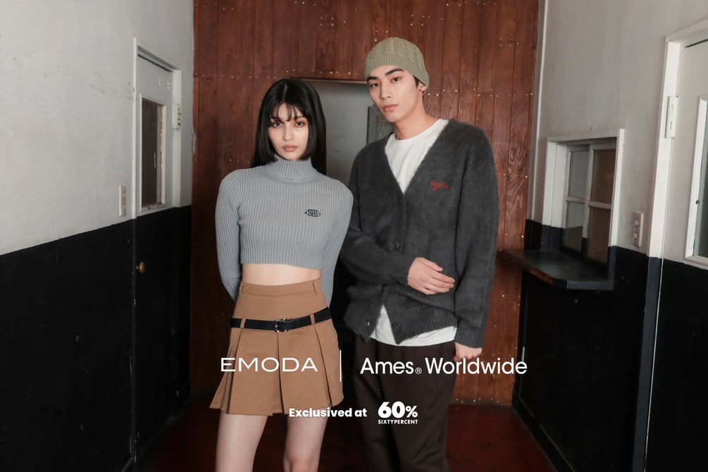エモダ、TXTやBTSなどK-POPアイドルが着用する「アメス ワールドワイド」と初コラボ