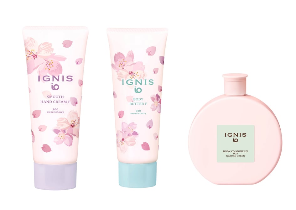 イグニス イオの「桜」限定アイテムが登場 ボディからヘアまで“春気分”を高める香りに