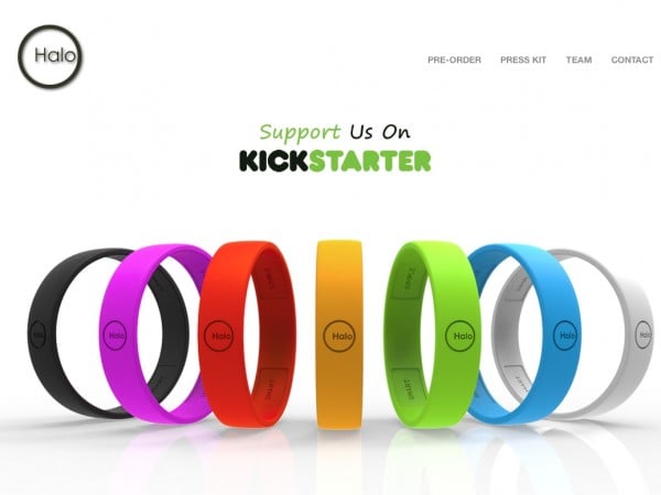 スマホの操作を簡単にするリストバンド「Haloband」