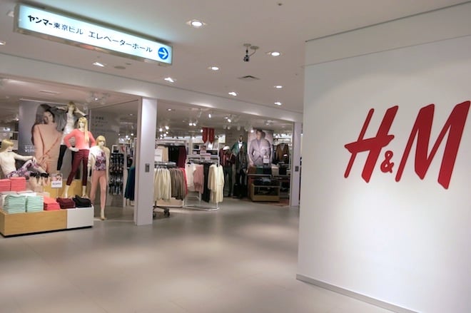 H&M国内最小ショップが東京駅にオープン 今後も小型店舗出店を視野に