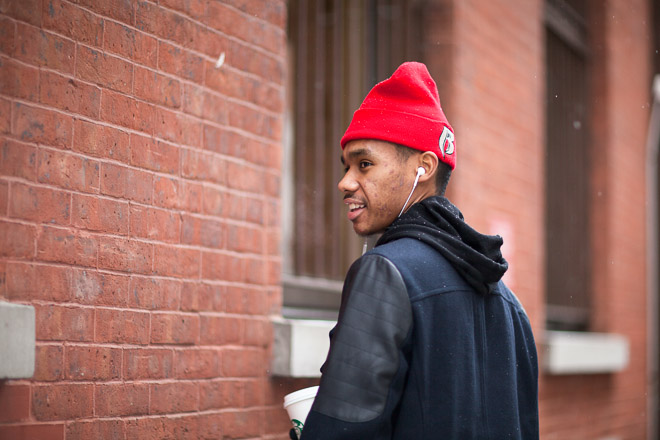 Street Style - ニューヨーク - Michael simmondsさん - 2015年01月30日撮影 - FASHIONSNAP