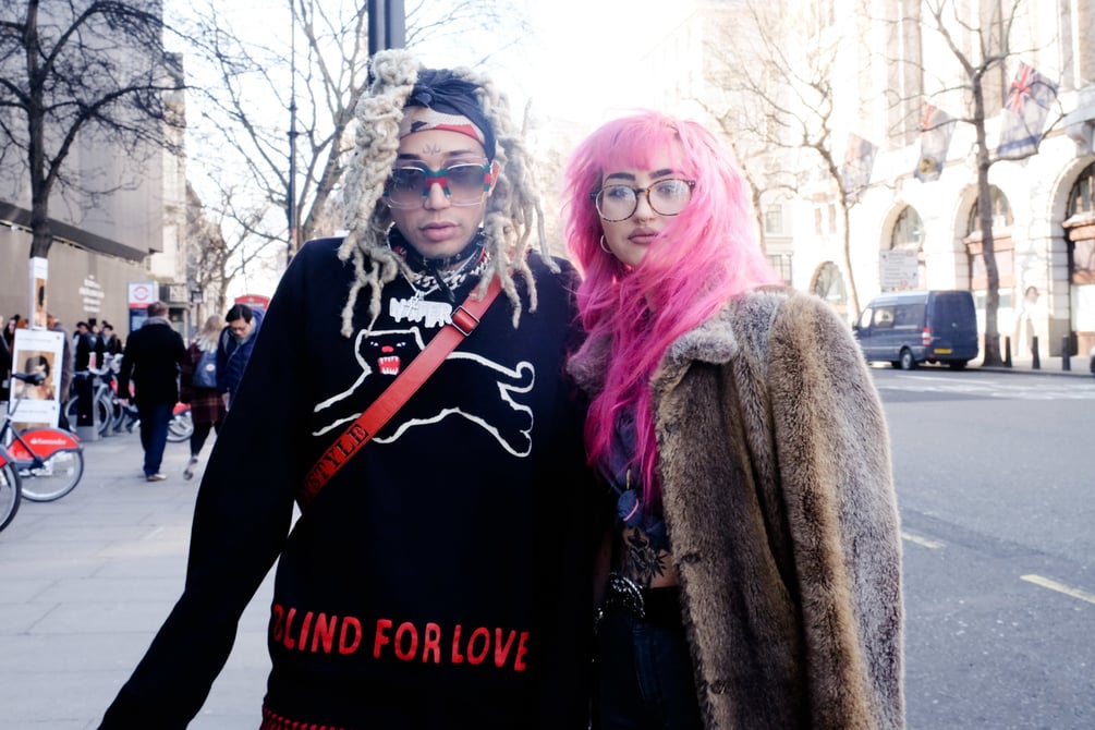 Street Style - ロンドン - MarKquez / Hetti Harperさん - 2018年04月07日撮影 ...