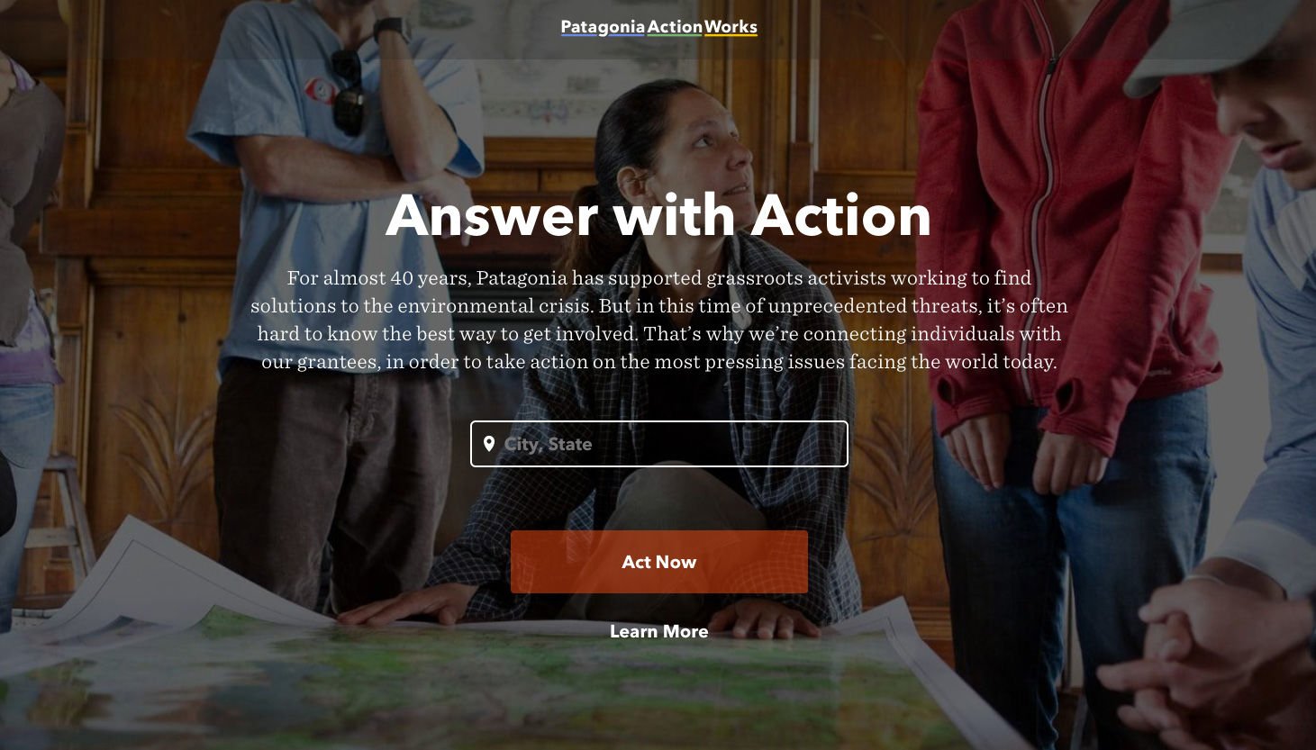 パタゴニアが顧客と地球環境保護団体をつなぐ、新デジタルプラットフォーム開設