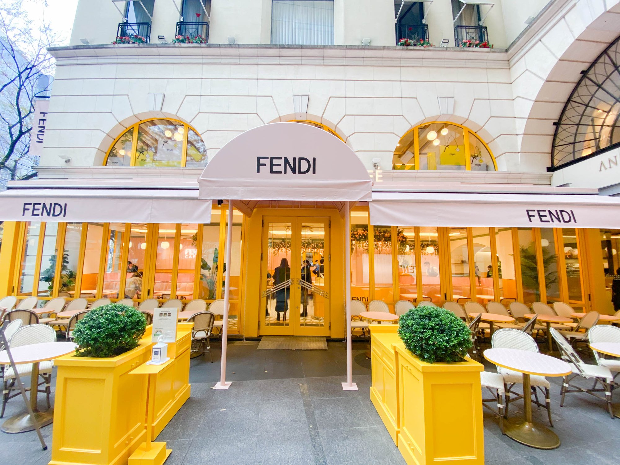 フェンディのカフェ「FENDI CAFFE」が初上陸 表参道に期間限定オープン