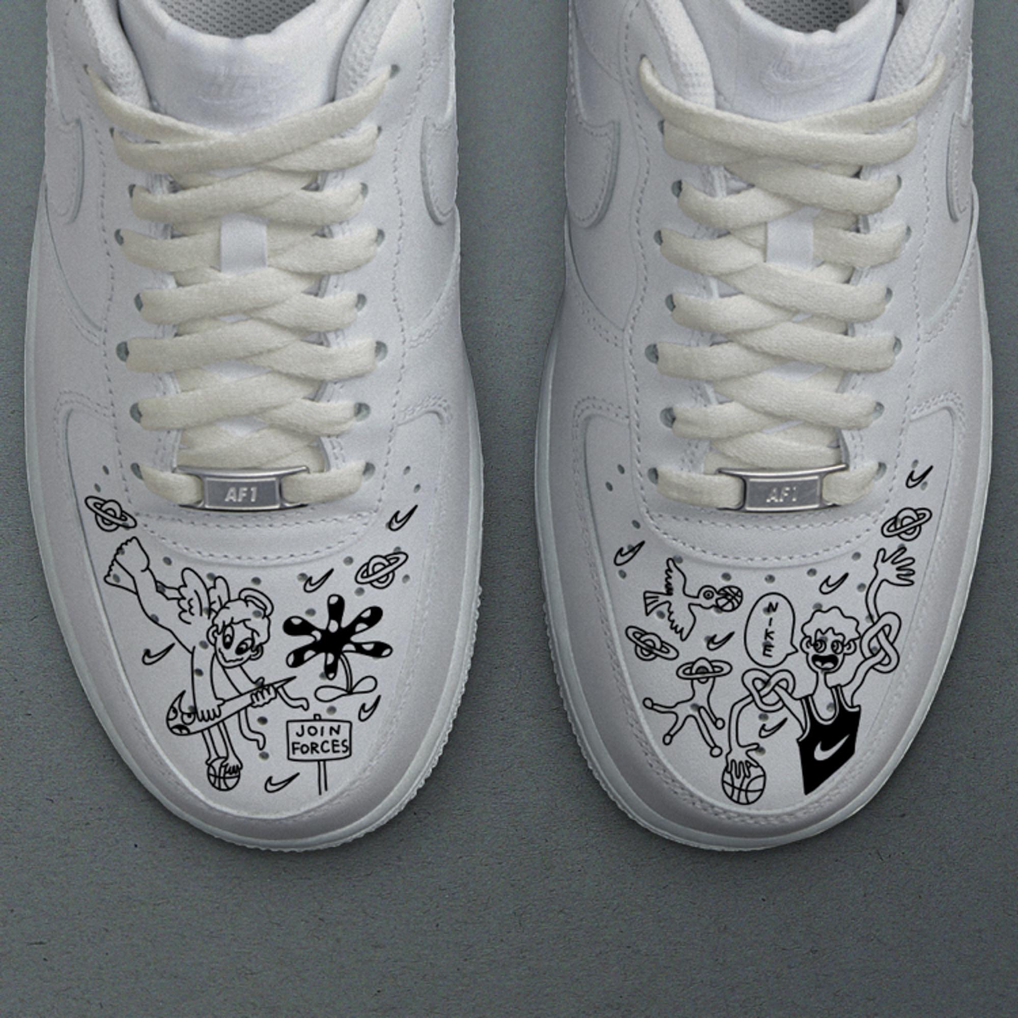 ナイキがタトゥーアーティストTAPPEIによる「SNKR TATTOO」開催、エア フォース 1の40周年記念