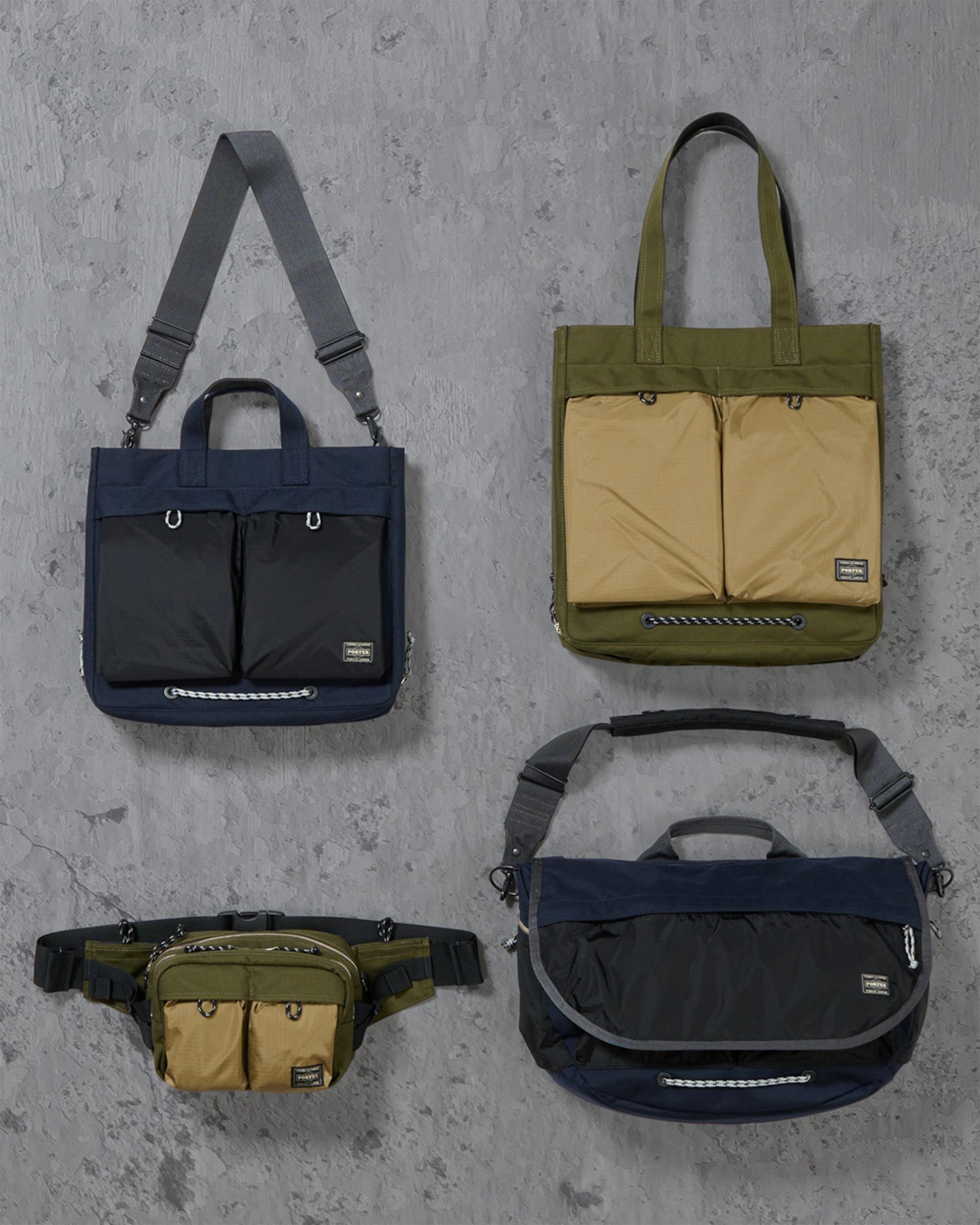 「ポーター(PORTER)」の新シリーズ「ハイプ」が発売。バックパック(96,800円)、トートバッグ(63,800円)など [738130642]